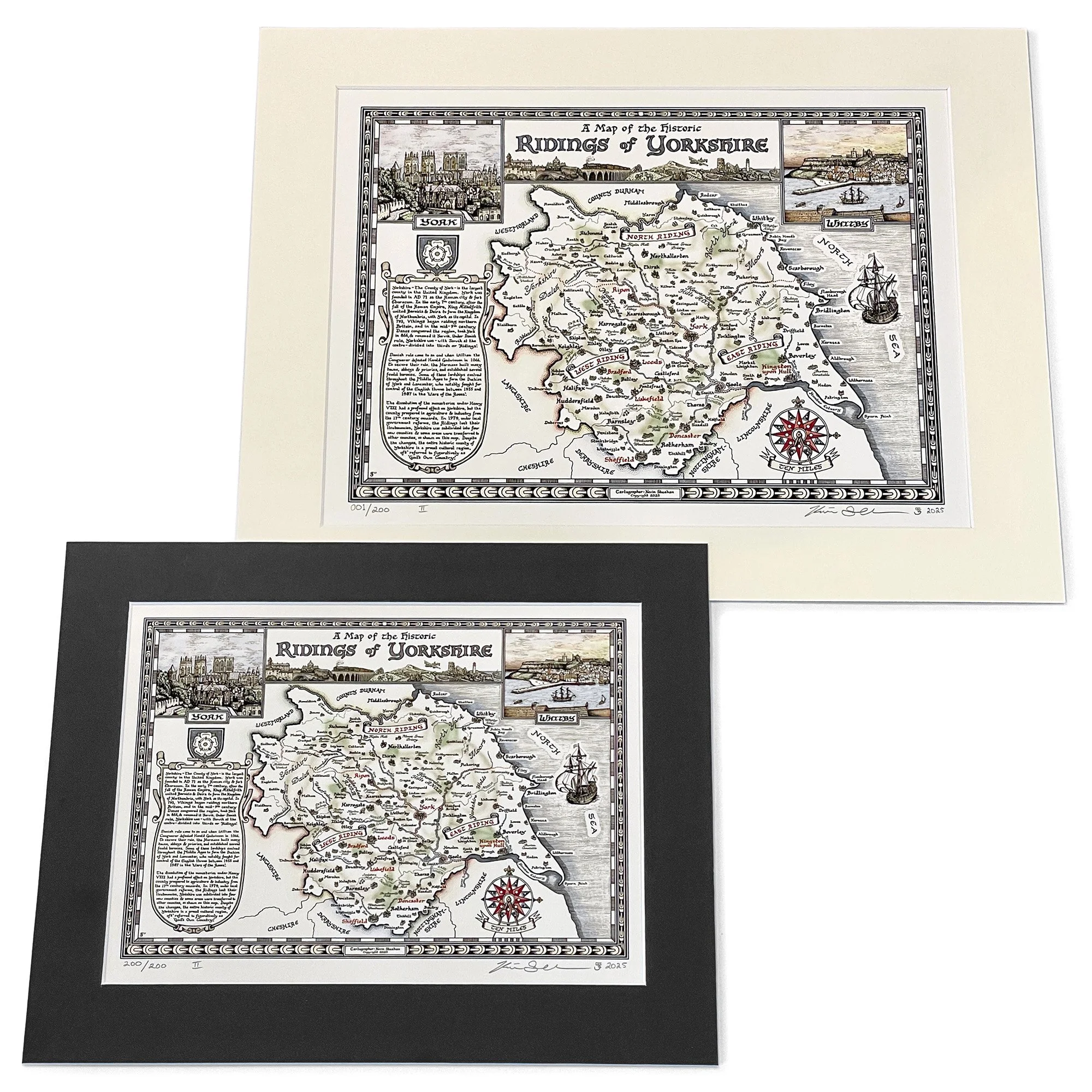 Manuscript Maps — Yorkshire Ridings Map