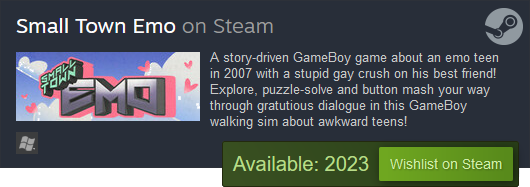 Small Town Emo — Fnife Games