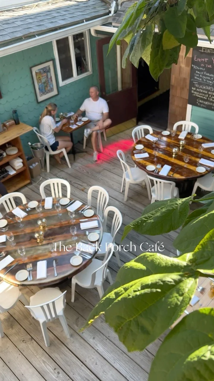 Menus — Back Porch Café