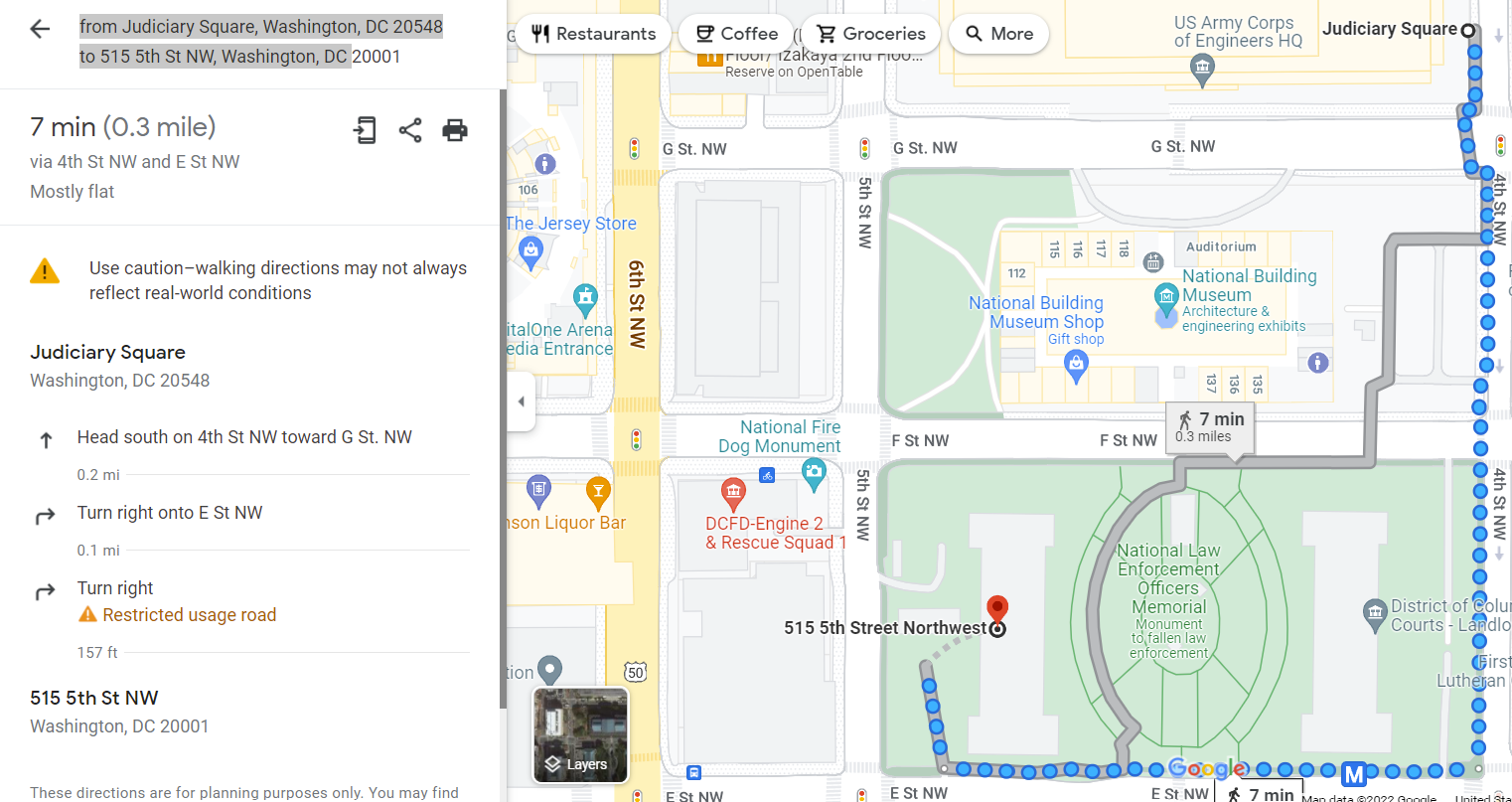 CVC Directions — DC SAFE