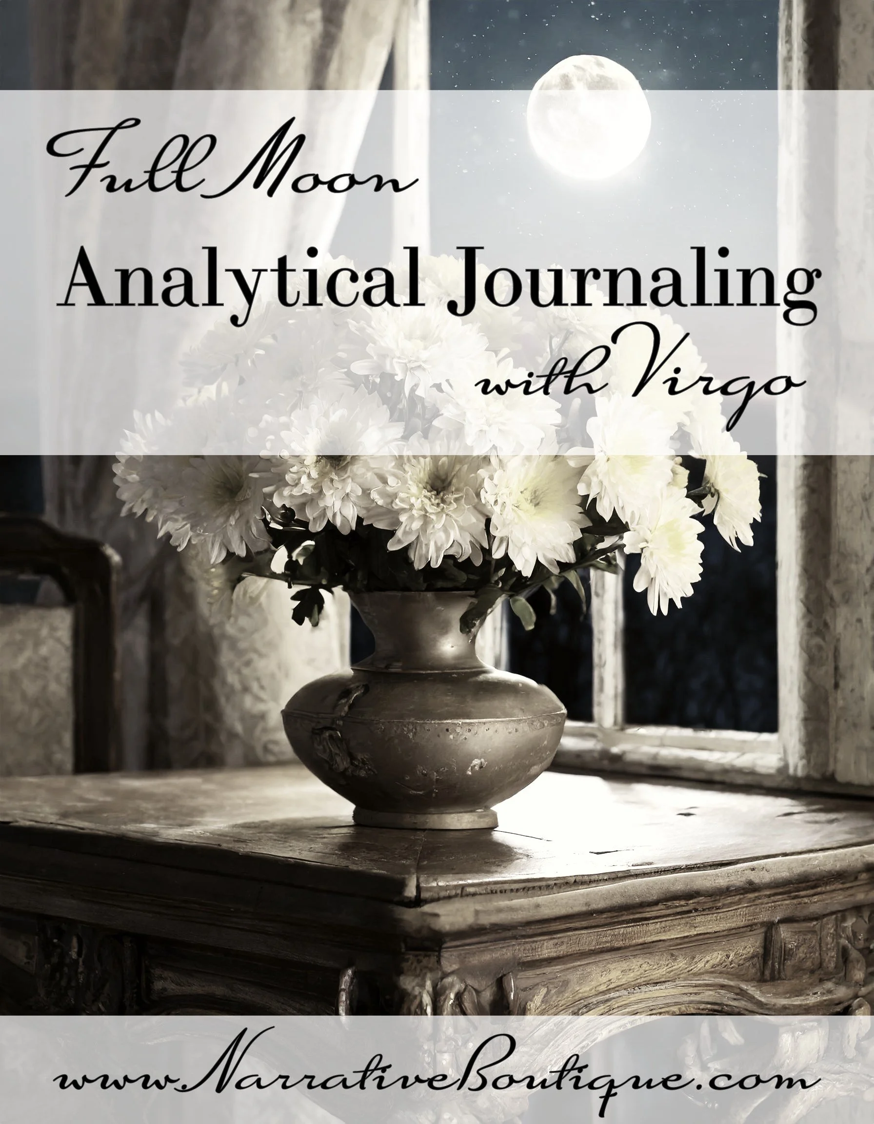 Full Moon Analytical Journaling with Virgo — The Narrative Boutique