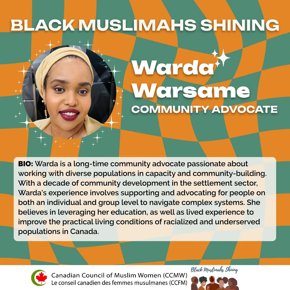 Warda Warsame — Canadian Council of Muslim Women