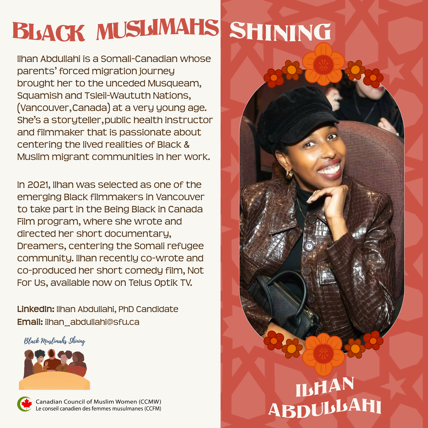 Ilhan Abdullahi — Canadian Council of Muslim Women