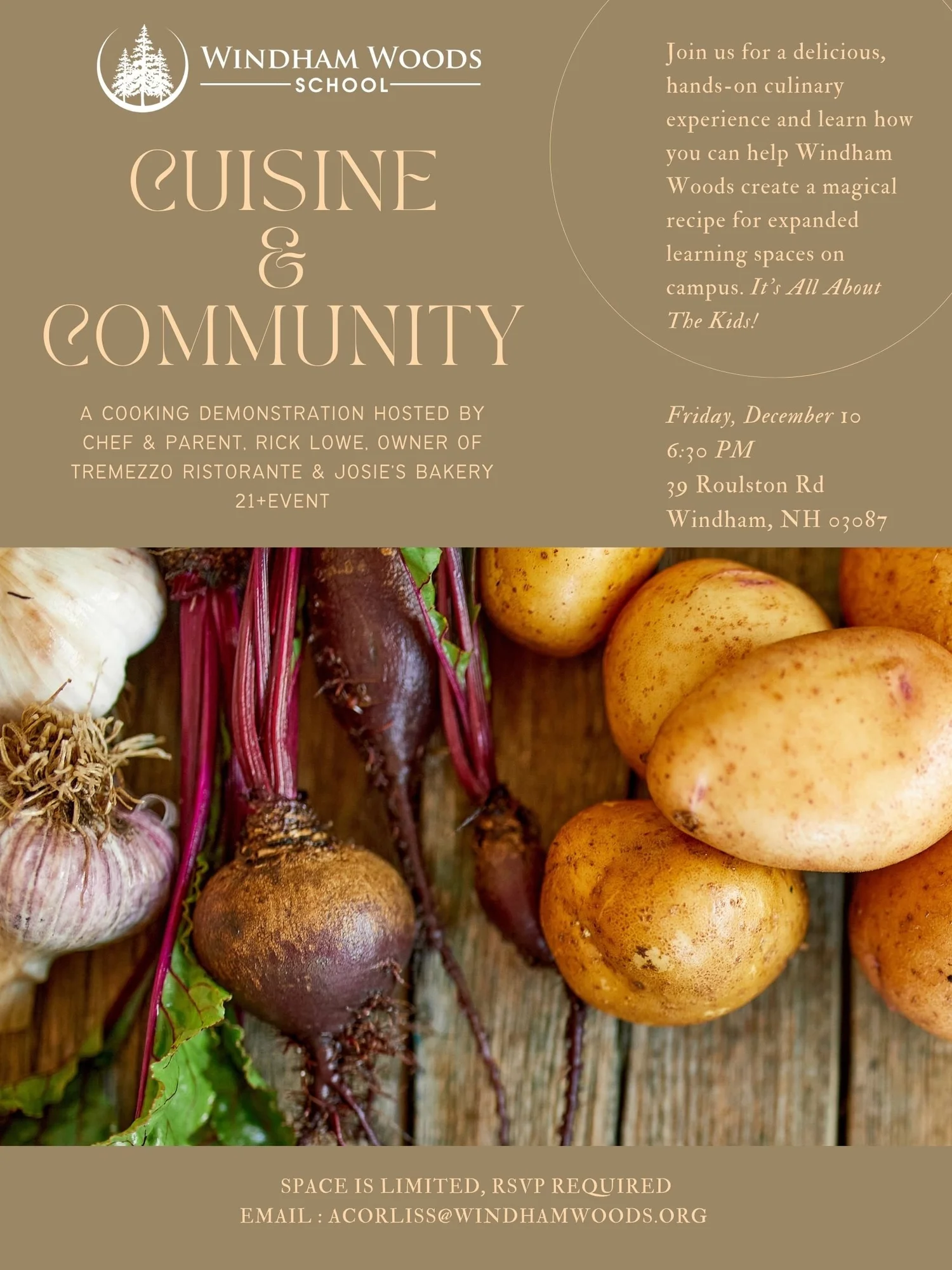 EVENTS — WINDHAM WOODS SCHOOL