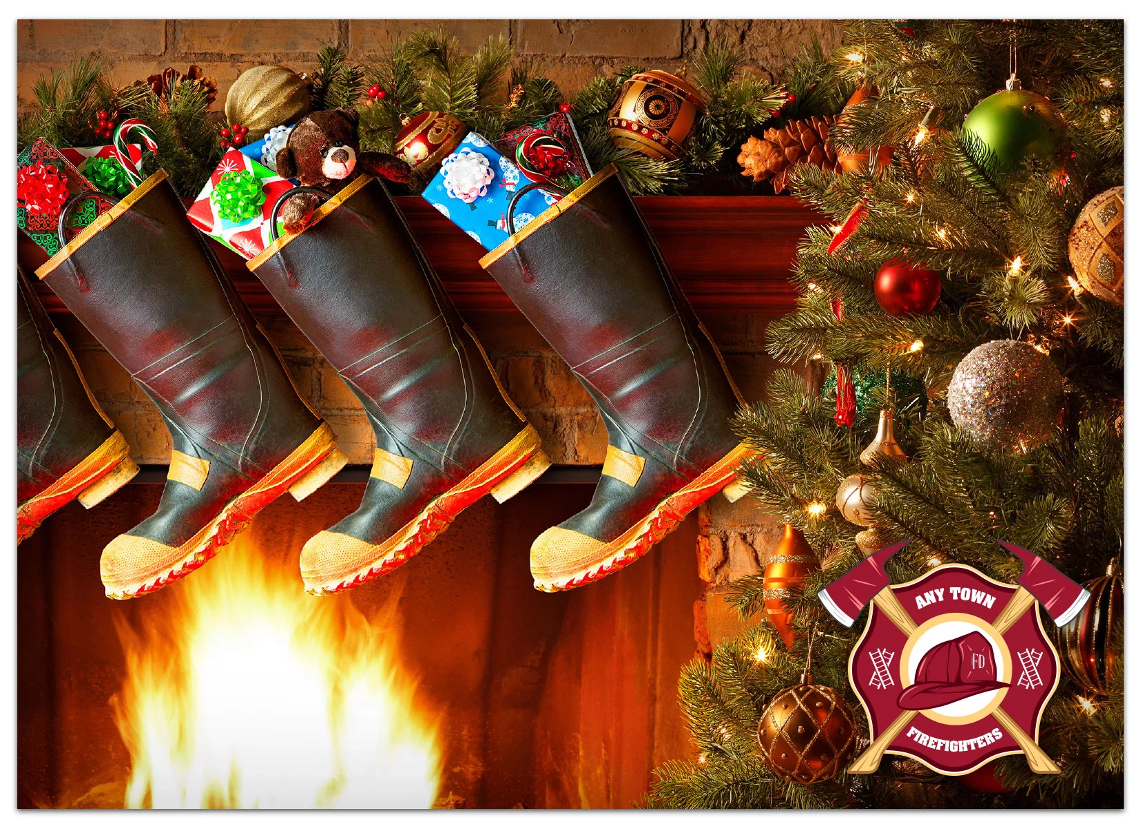Holiday Cards — Firefighters Print & Design