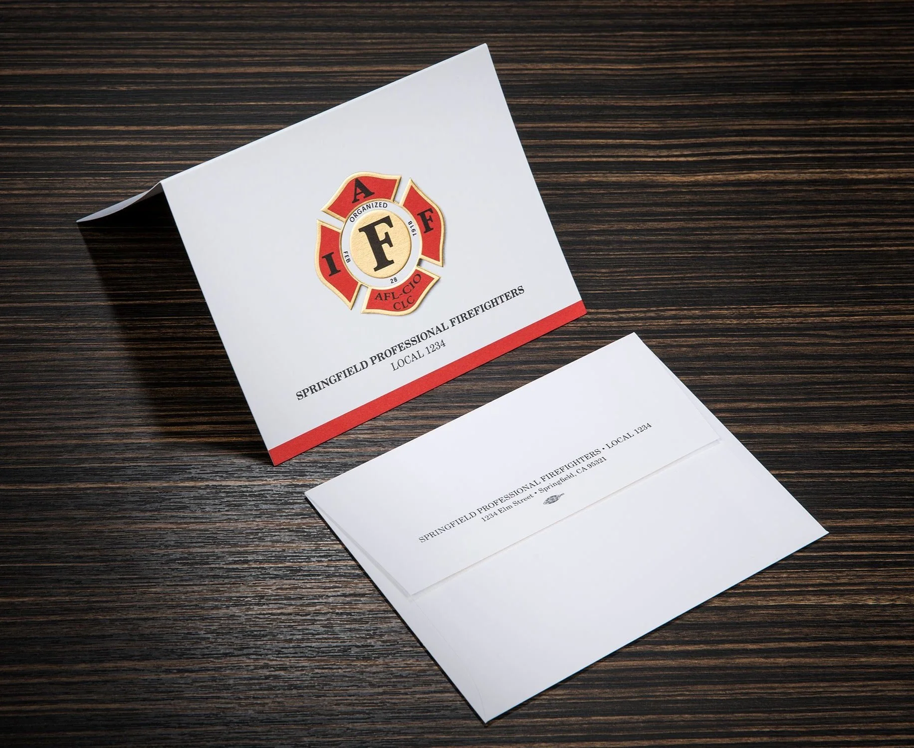 IAFF Stationery — Firefighters Print & Design