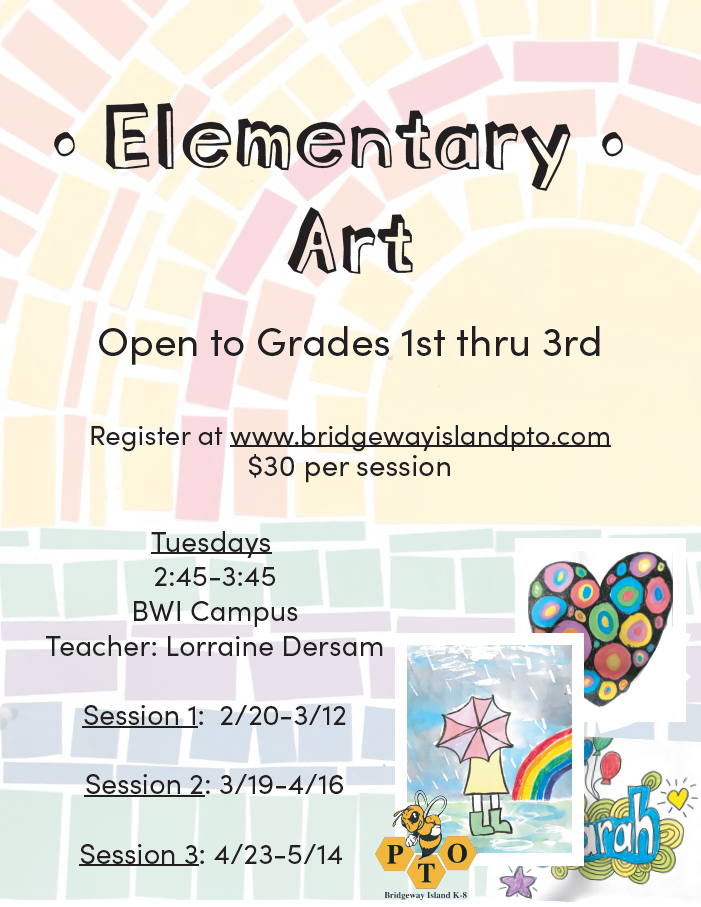Elementary After School Art Class — BRIDGEWAY ISLAND PTO