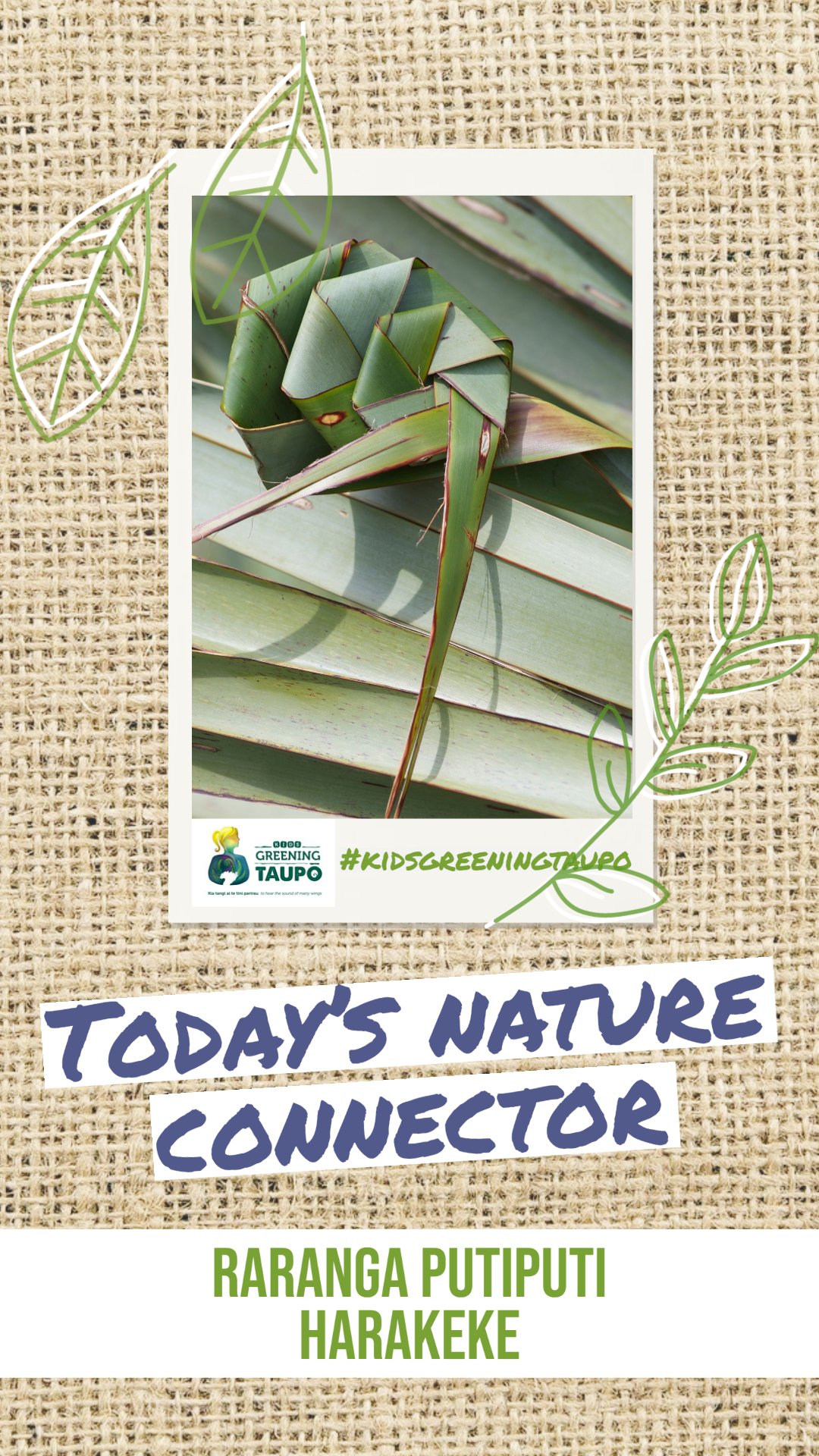 Rauemī Reo Māori — Kids Greening Taupo | Learning Through Nature