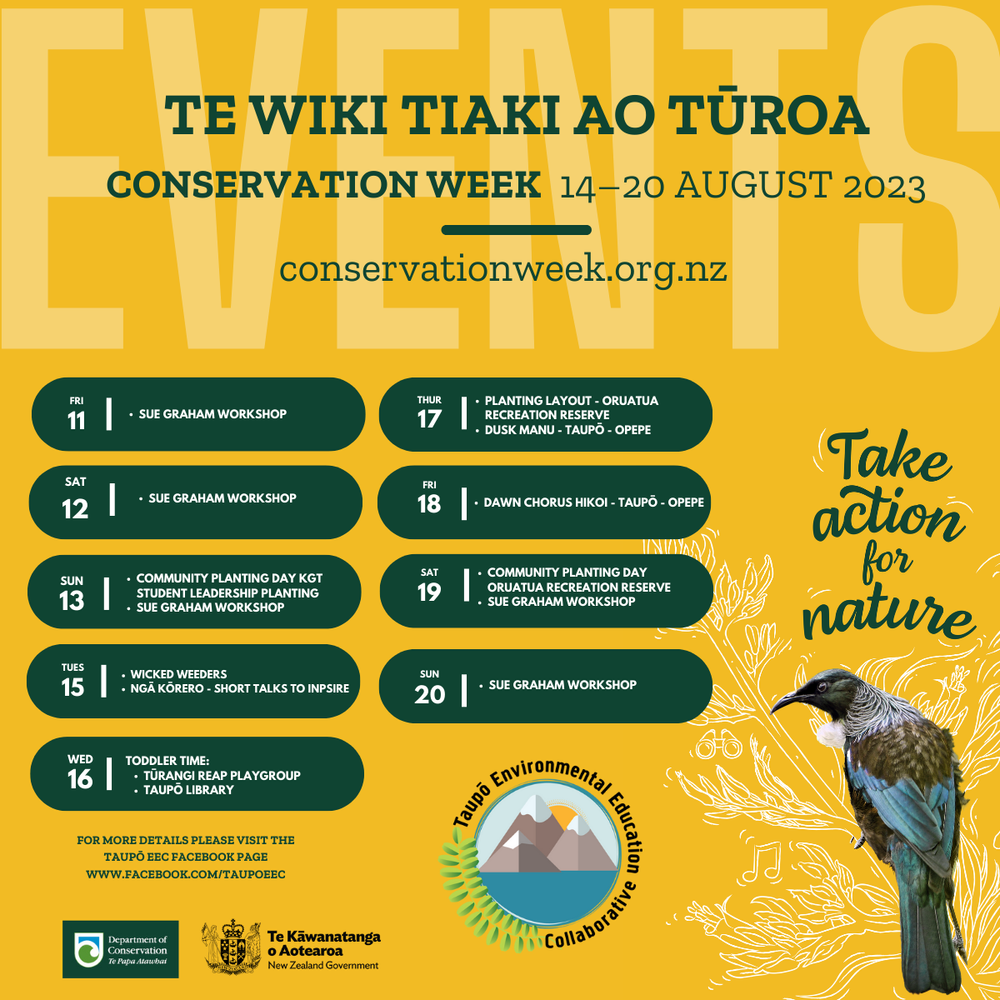 Conservation Week/Te Wiki Tiaki Ao Tūroa — Project Tongariro