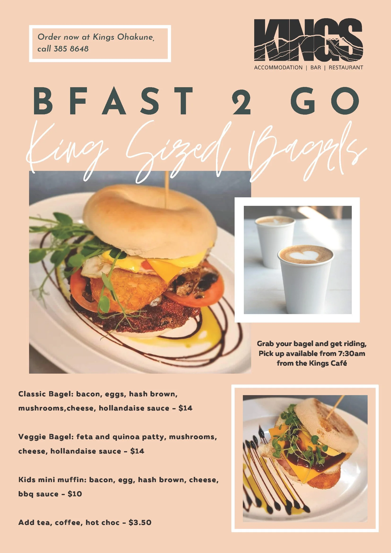 Kings Breakfast & Casual Dinner Menu for our 40th Anniversary ...