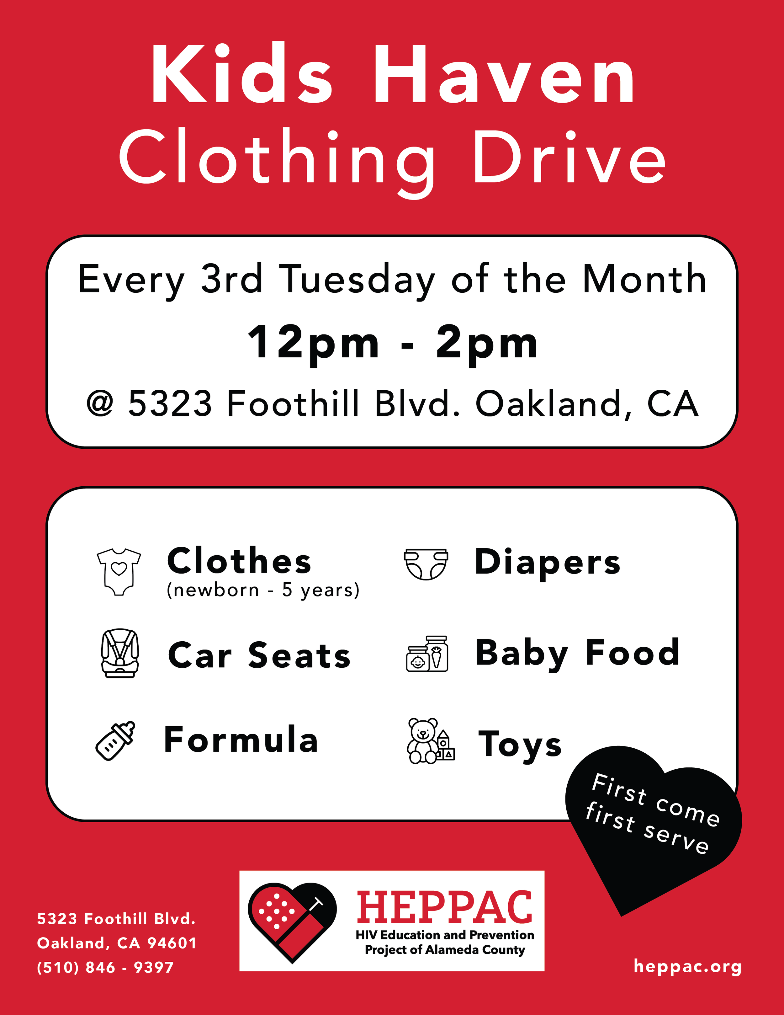 Clothing Drive Flyer Ideas