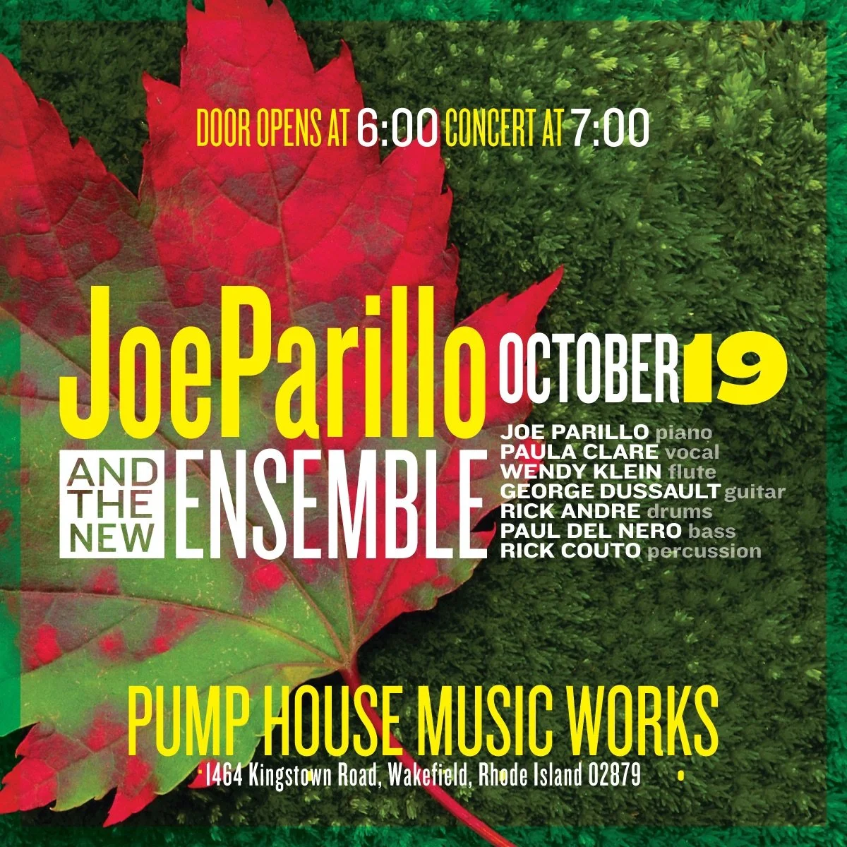| Event Calendar — Pump House Music Works
