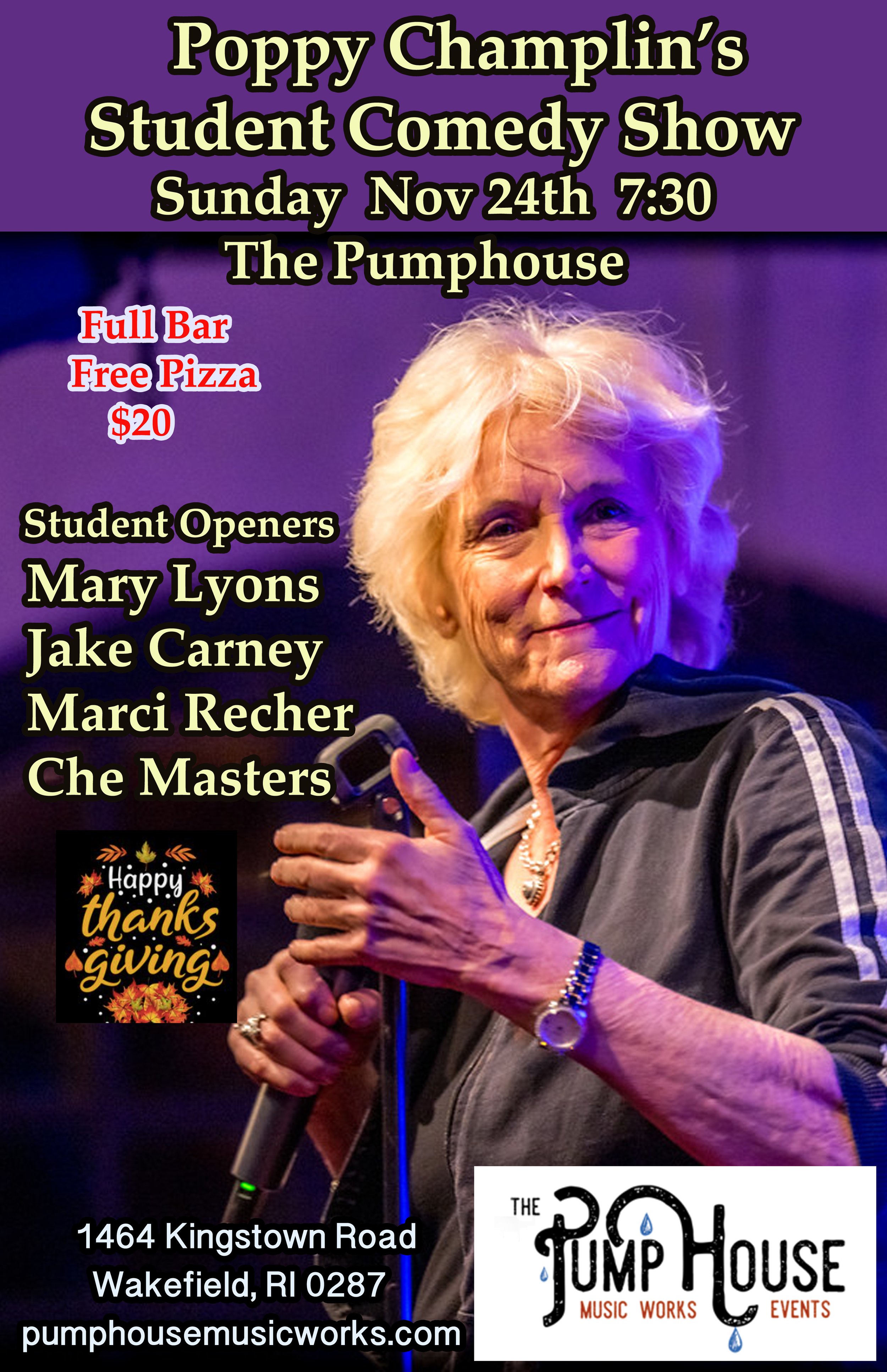 | Event Calendar — Pump House Music Works