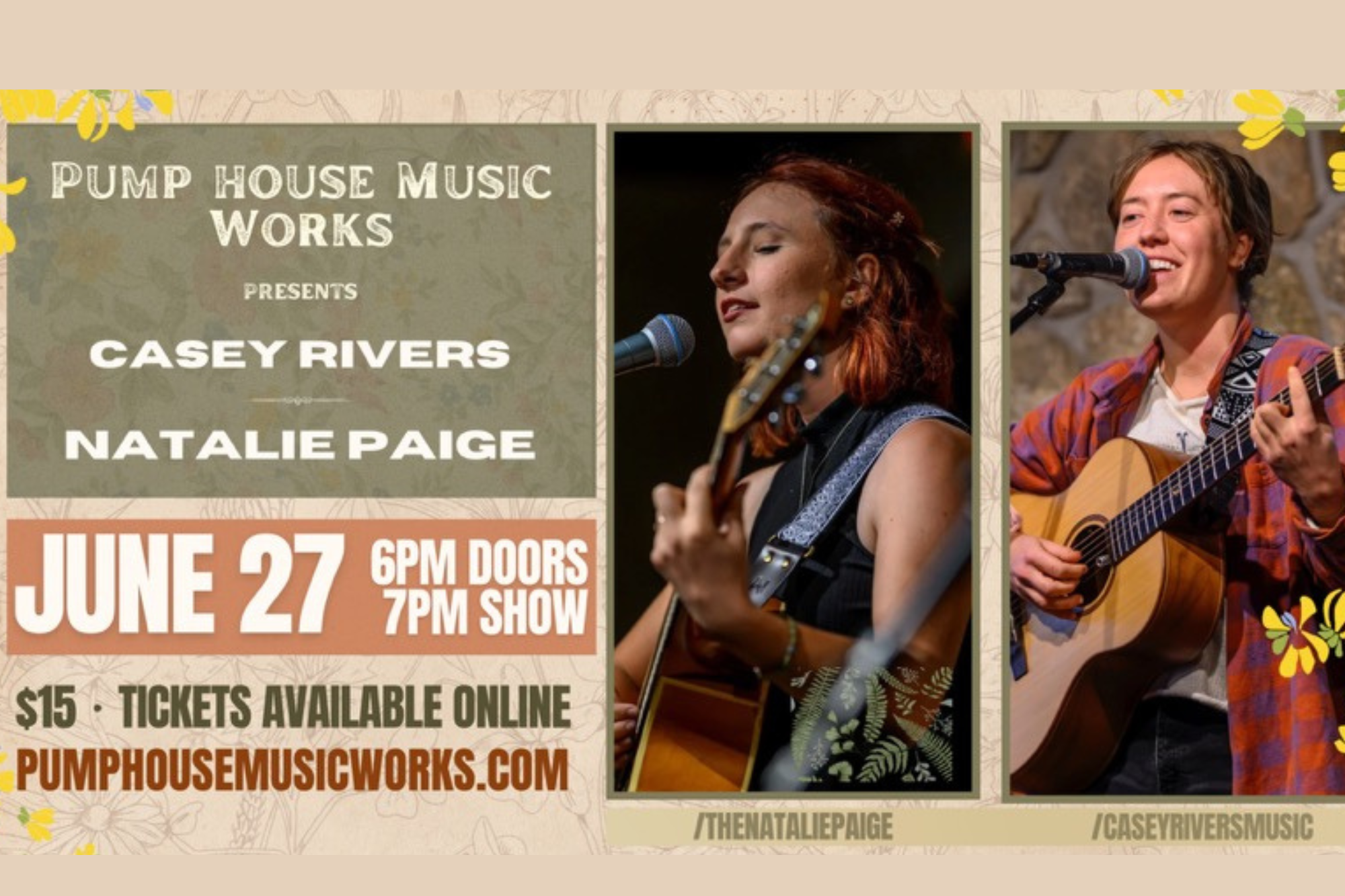 | Events — Pump House Music Works