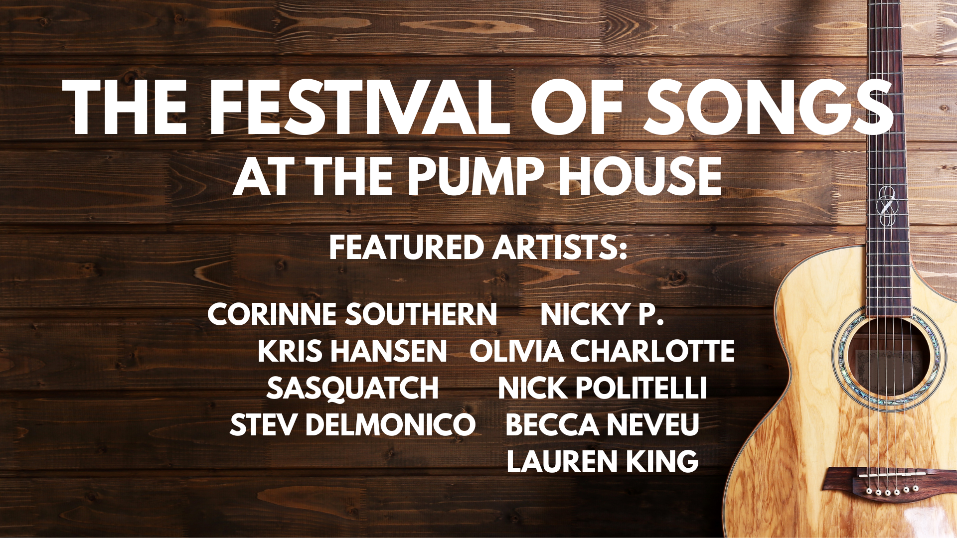 | Events — Pump House Music Works