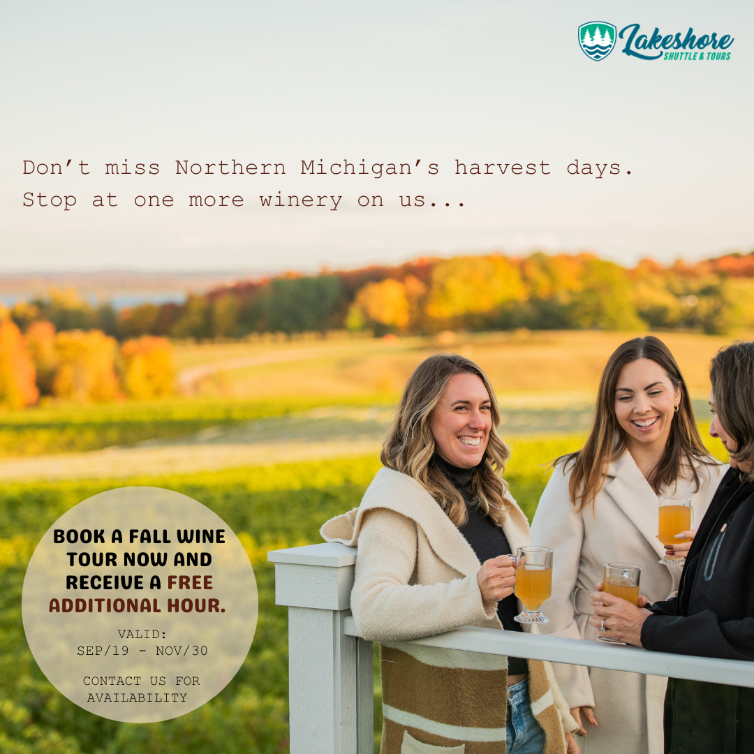 Fall Wine Tours - Northern Michigan — Lakeshore Shuttle & Tours