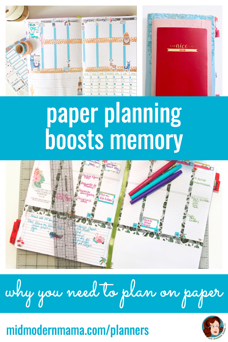 Planning on Paper is More Effective — Mid Modern Mama