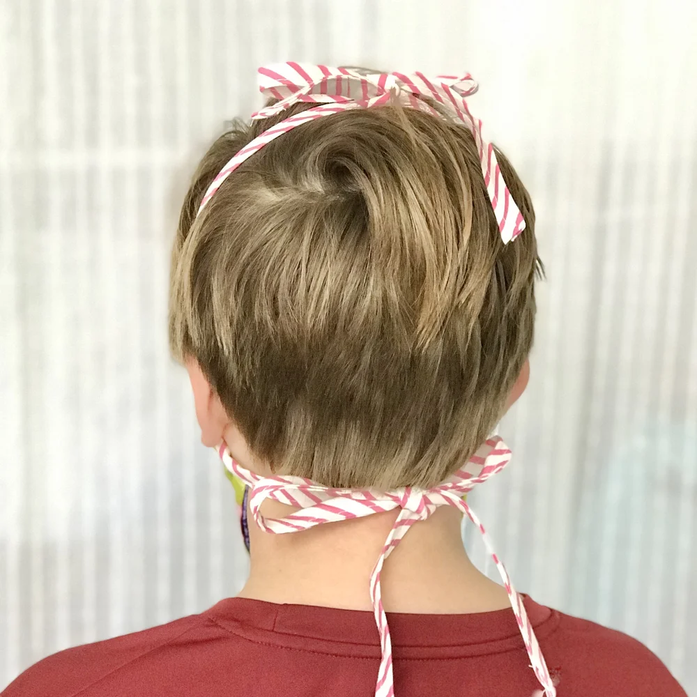 DIY Face Mask with Ties — Wild Revival Garden & Home