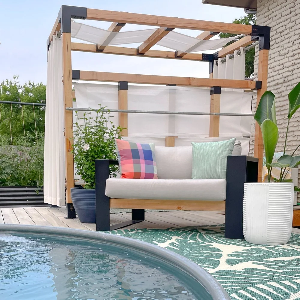 Transform Your Outdoor Space: Toja Grid Pergola Kits — Wild Revival ...