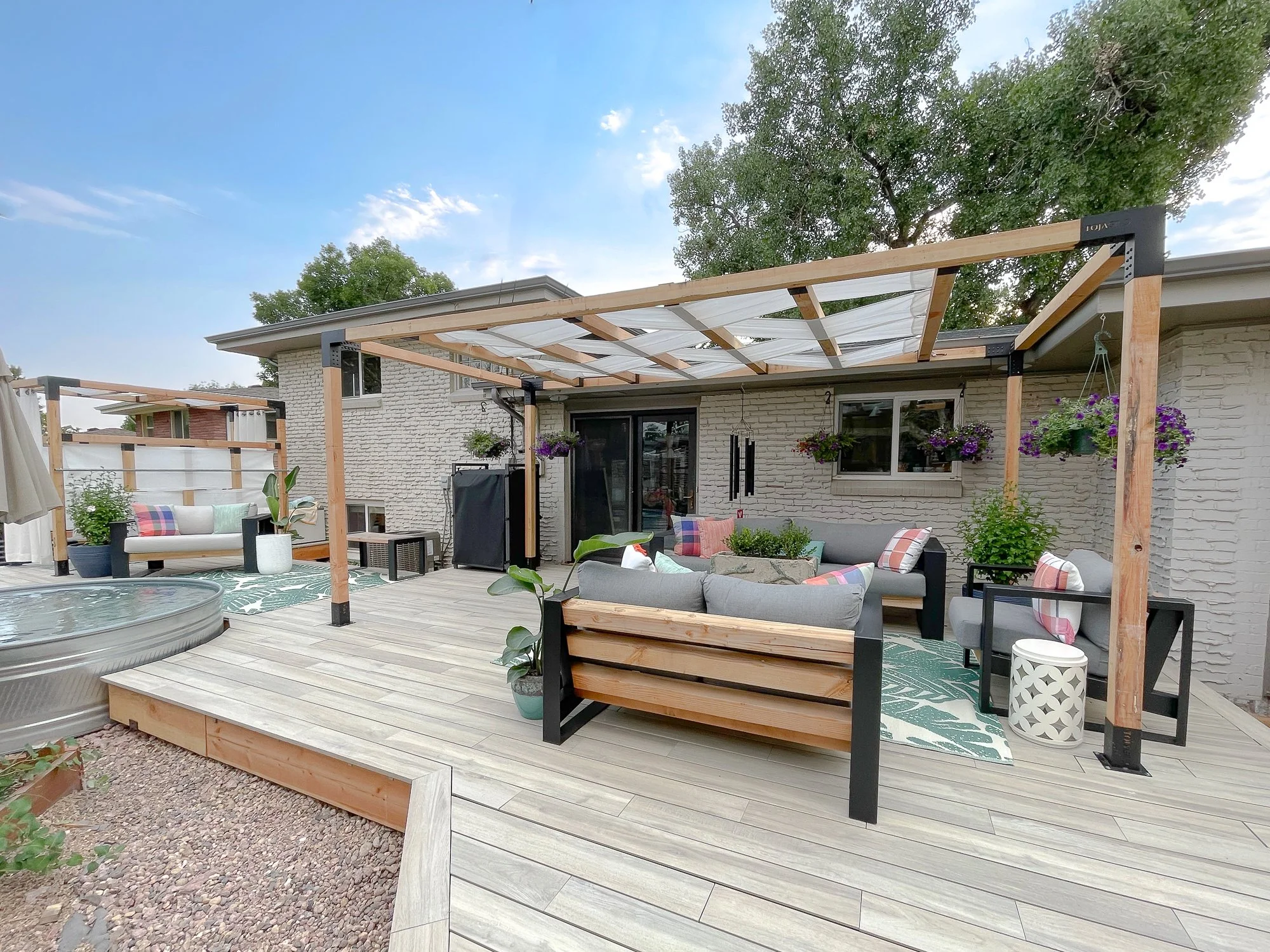 Transform Your Outdoor Space: Toja Grid Pergola Kits — Wild Revival ...