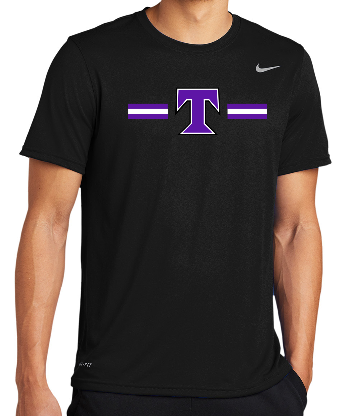 Trinity 3 Stripe w/ Trinity T Nike Cotton & Dri Fit T-Shirt Youth ...