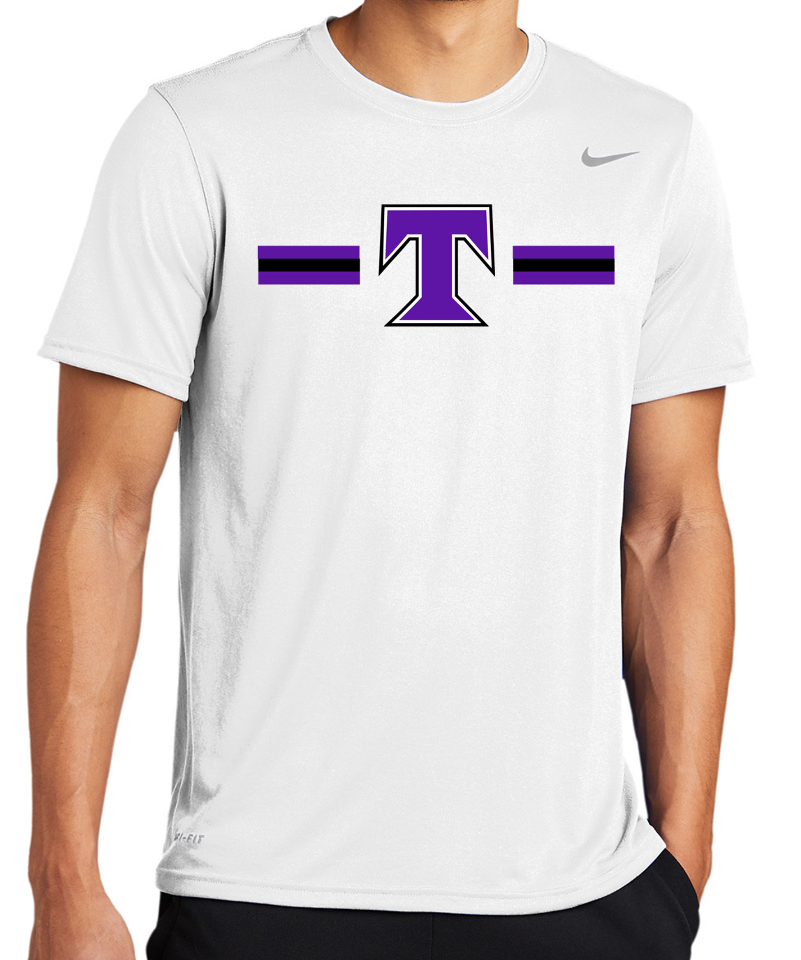 Trinity 3 Stripe w/ Trinity T Nike Cotton & Dri Fit T-Shirt Youth ...