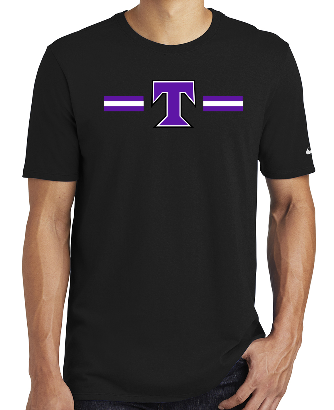 Trinity 3 Stripe w/ Trinity T Nike Cotton & Dri Fit T-Shirt Youth ...