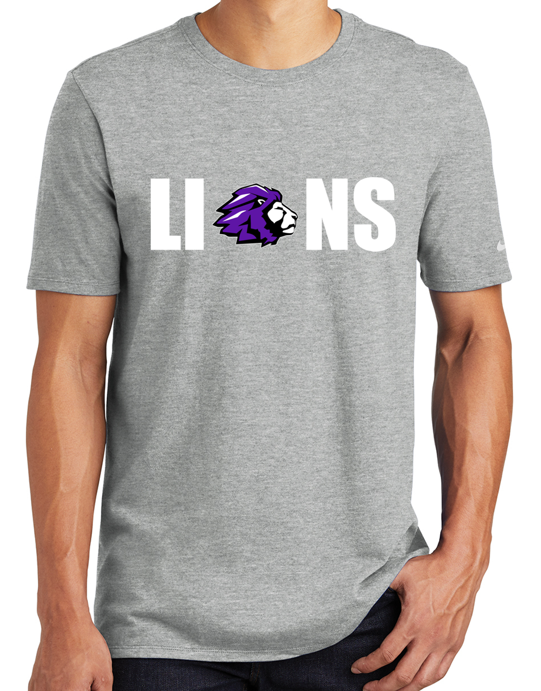 Trinity Lions w/ Lion Head Nike Cotton & Dri Fit T-Shirt Youth & Adult ...