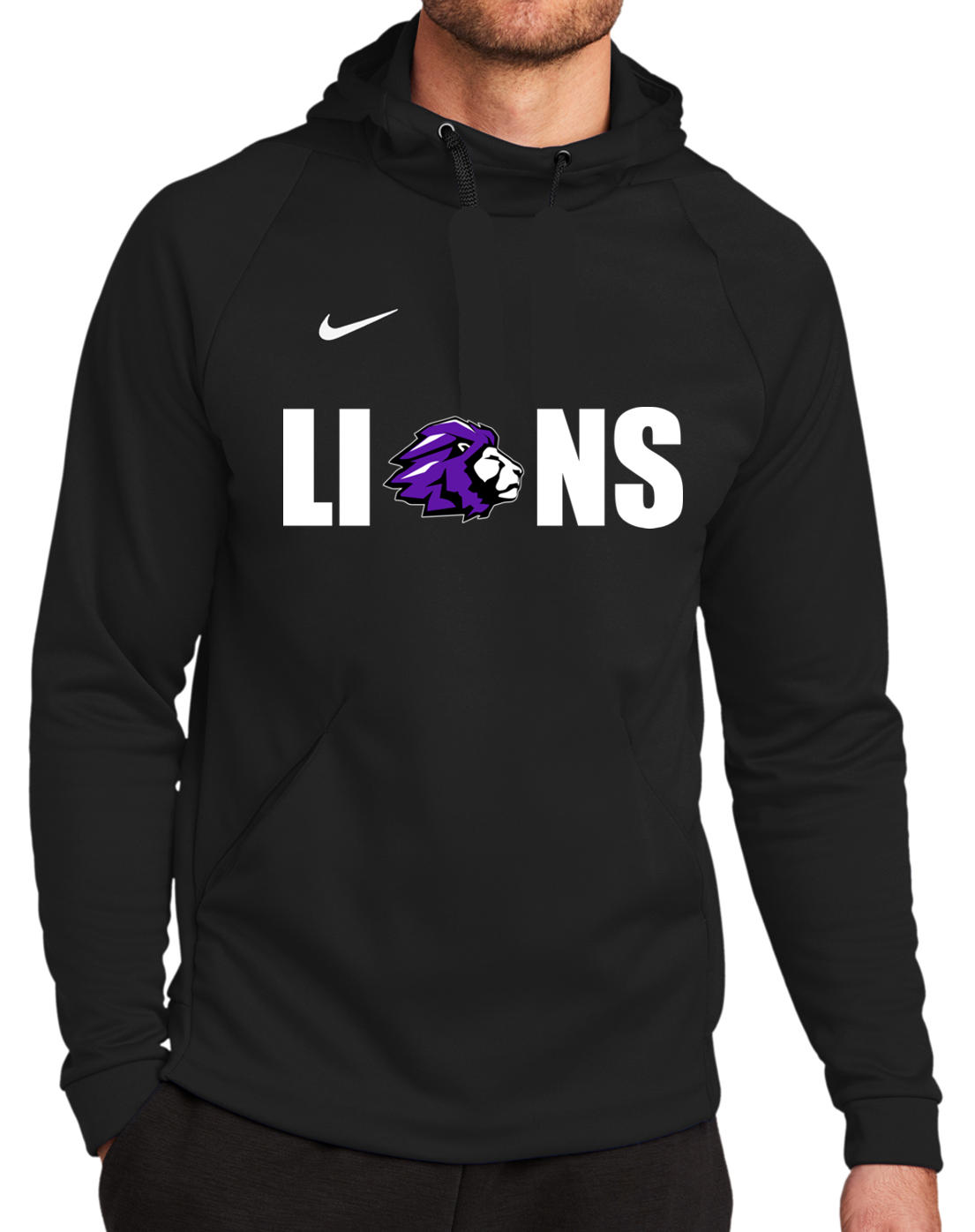 Trinity Lions w/ Lion Head Nike Hoodie Youth & Adult Apparel — Trinity ...