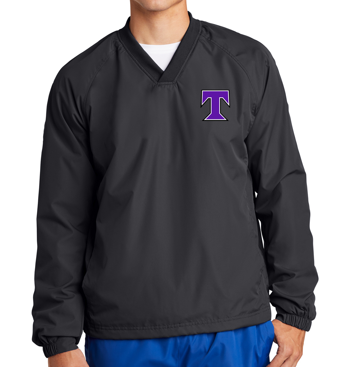 Sport-Tek V-Neck Youth & Adult Raglan Wind Pullover — Trinity Christian ...