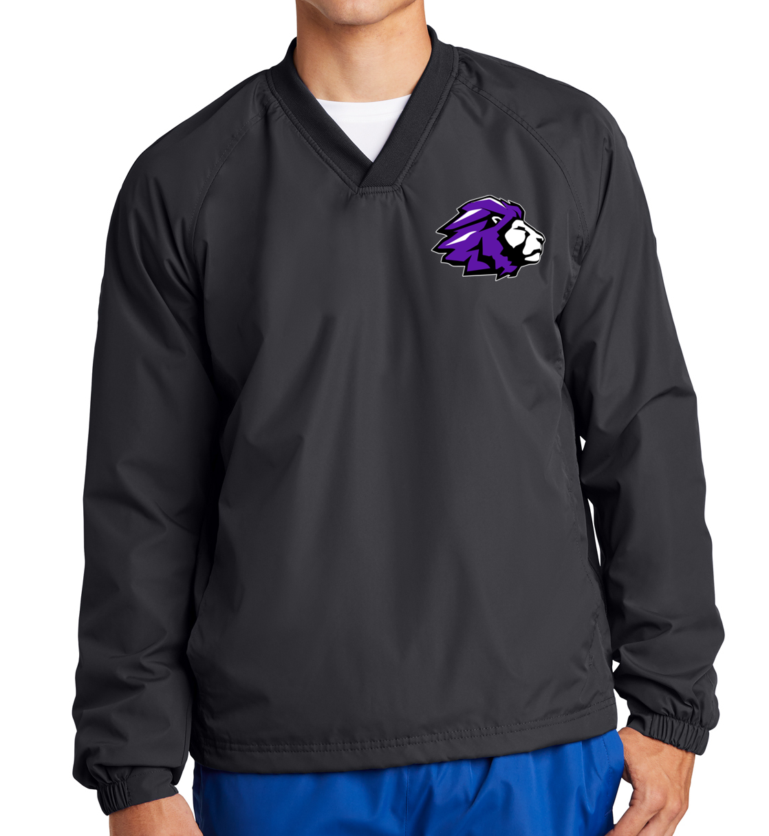 Sport-Tek V-Neck Youth & Adult Raglan Wind Pullover — Trinity Christian ...