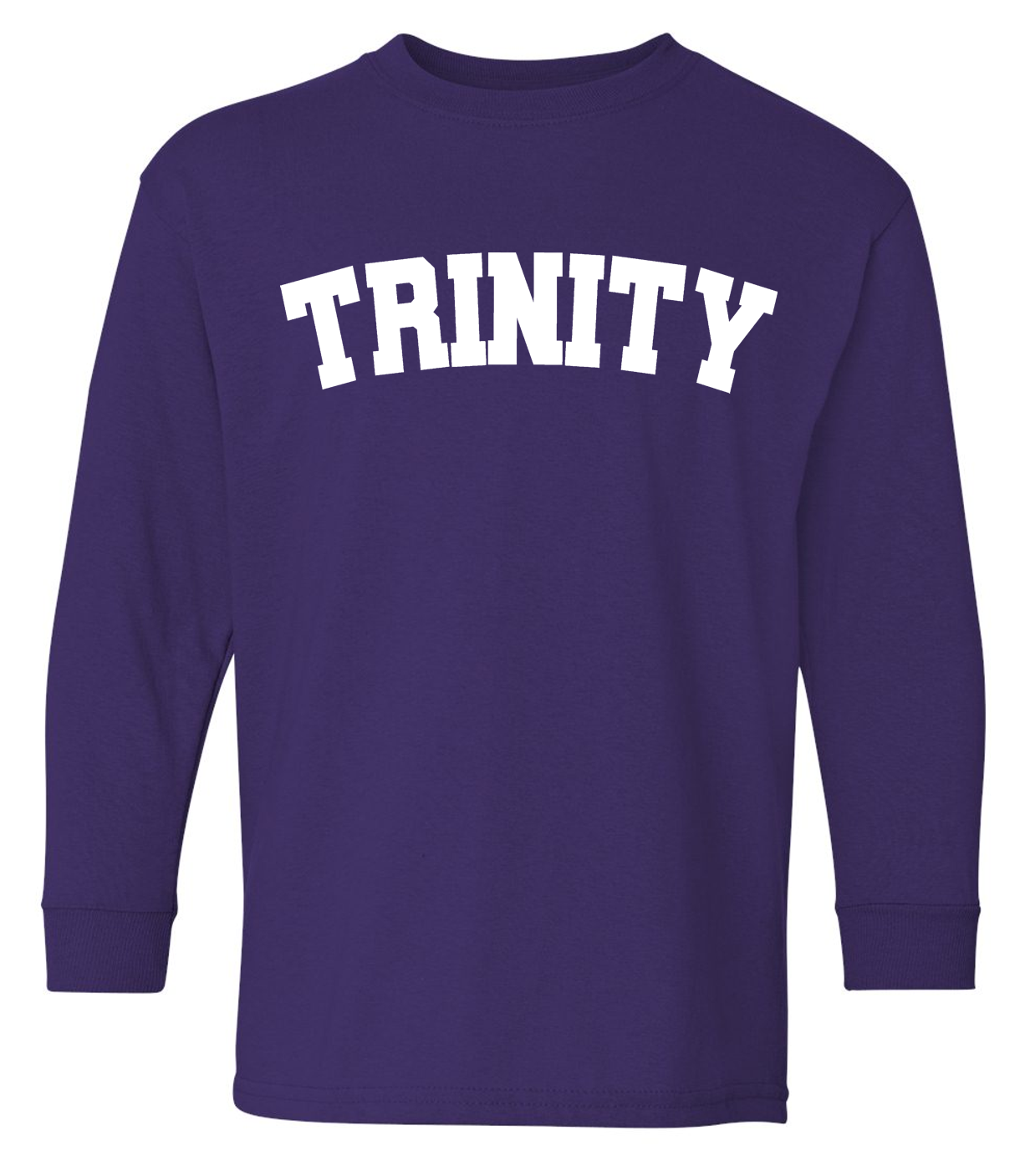 "Trinity Arched Word" Youth T-Shirt & Sweatshirt Apparel — Trinity ...