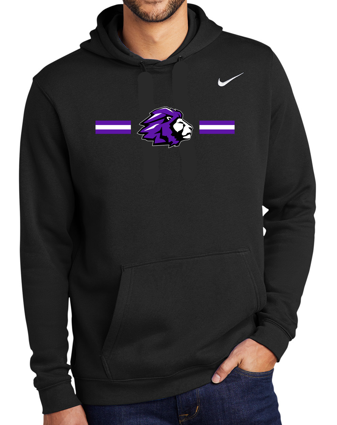 Trinity 3 Stripe w/ Lion Head Nike Hoodie Youth & Adult Apparel ...