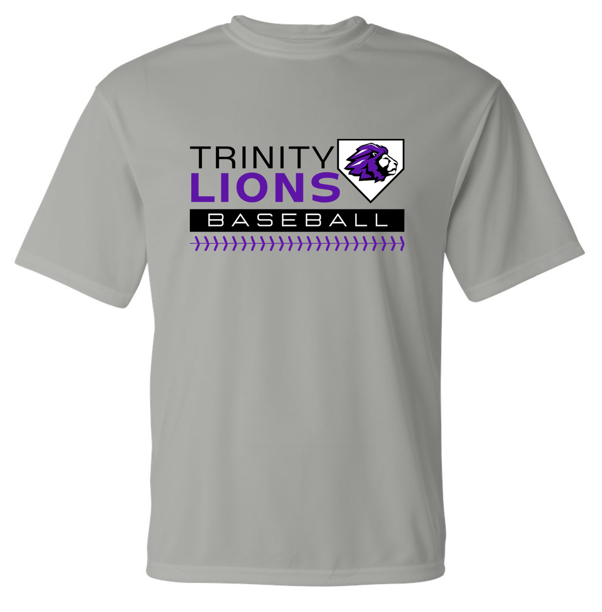 Trinity Baseball Stripe Cotton & Dri Fit T-Shirt Apparel — Trinity ...