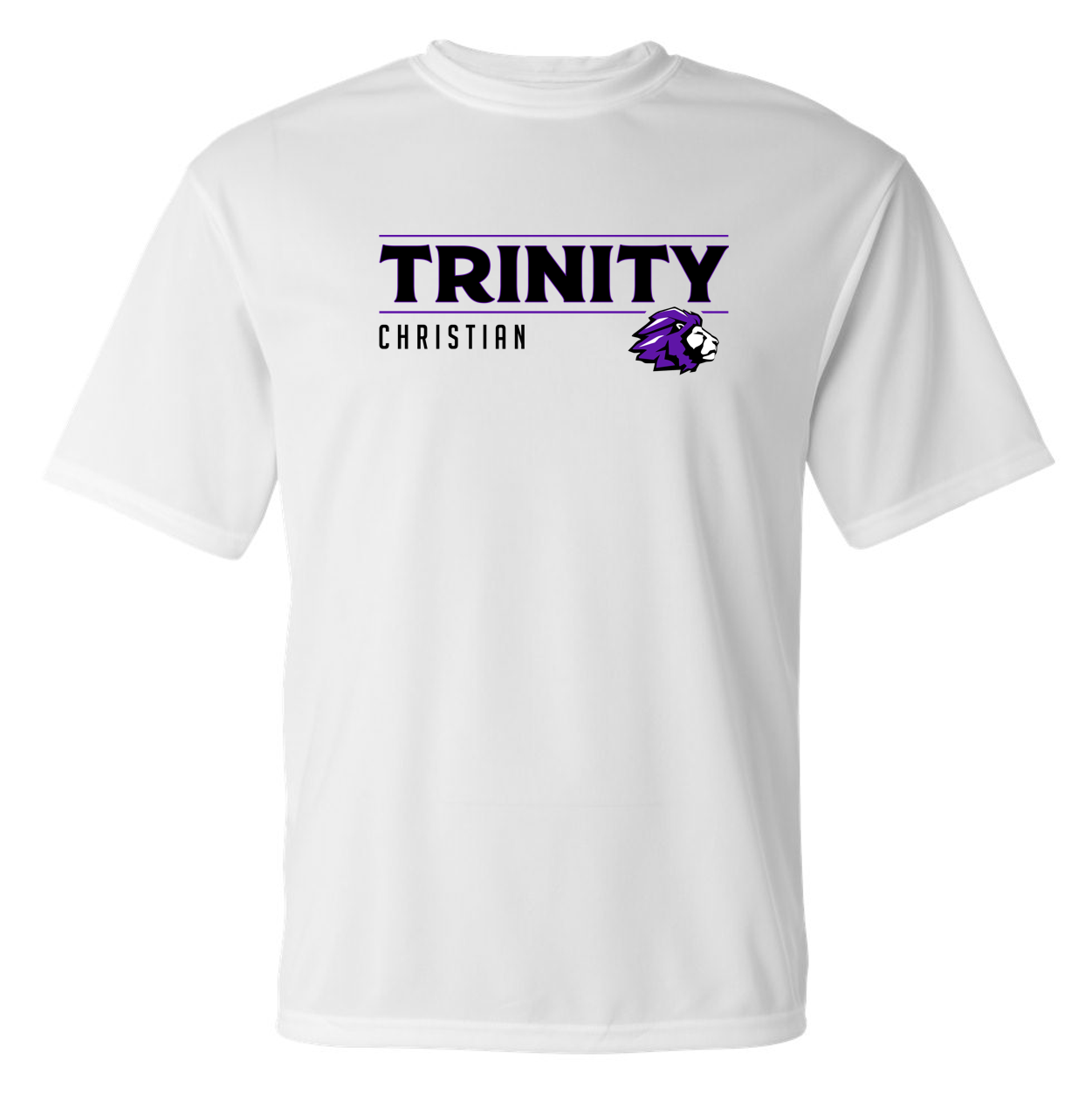 Trinity Christian w/ Lion Head Graphic Design Youth & Adult Apparel ...