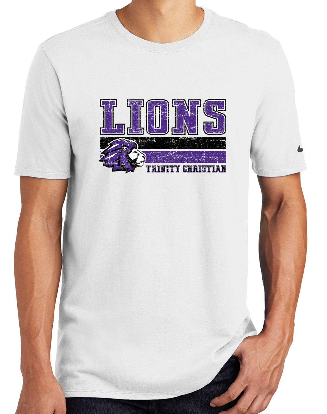 *NEW ARRIVAL* Trinity Distressed Lions Nike Cotton & Dri Fit T-Shirt ...