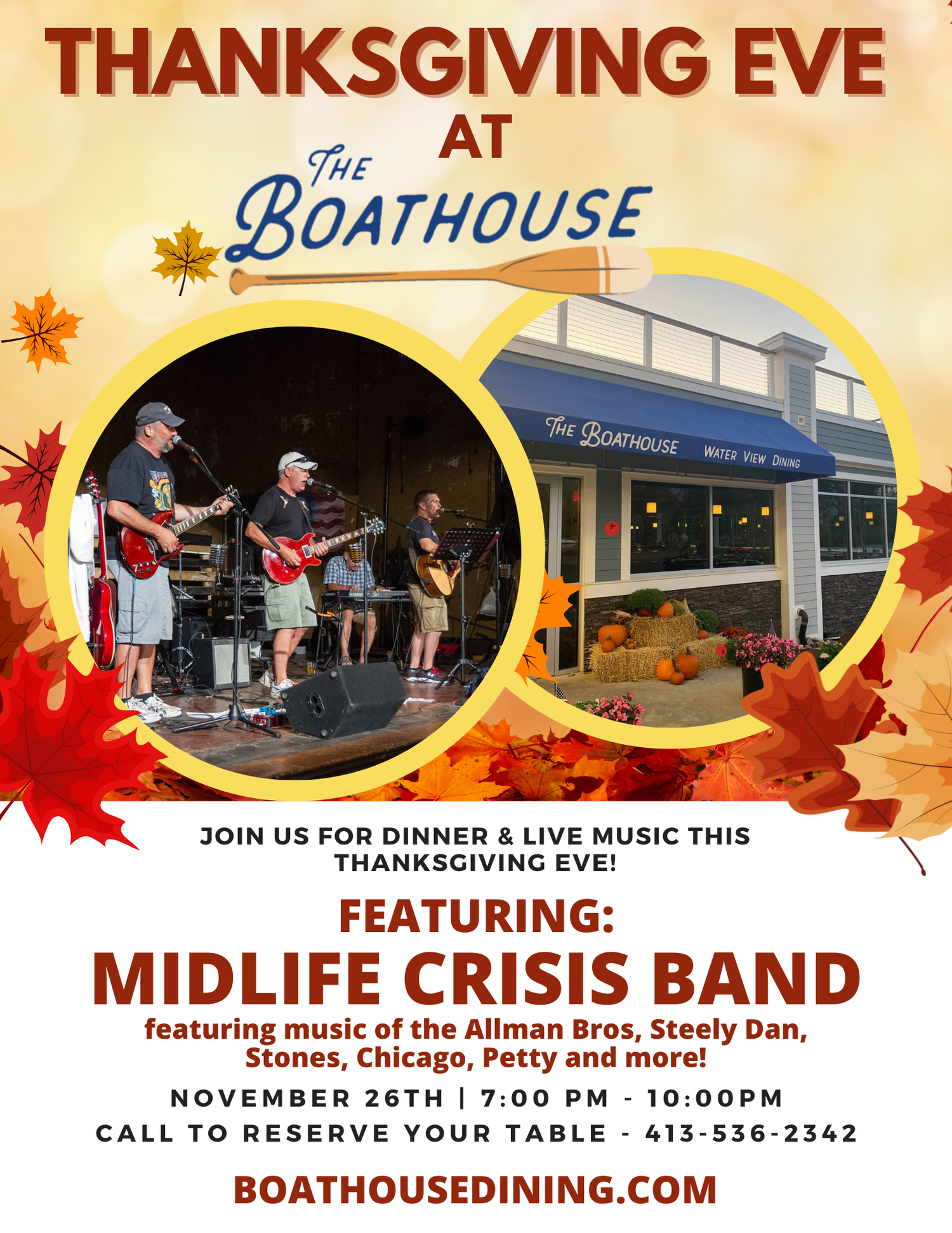 Calendar — The Boathouse