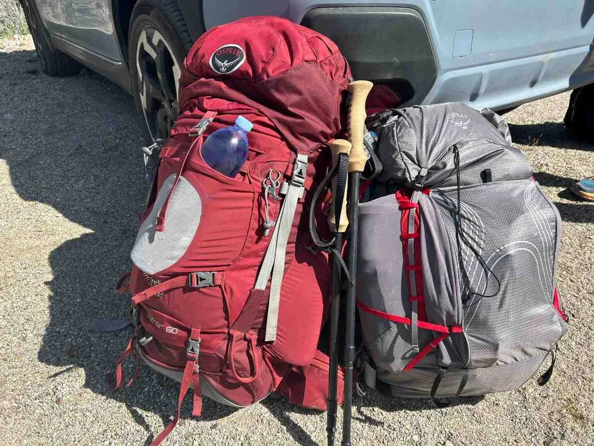 Osprey Exos Pro and Osprey Eja Pro Backpacking Backpack Review