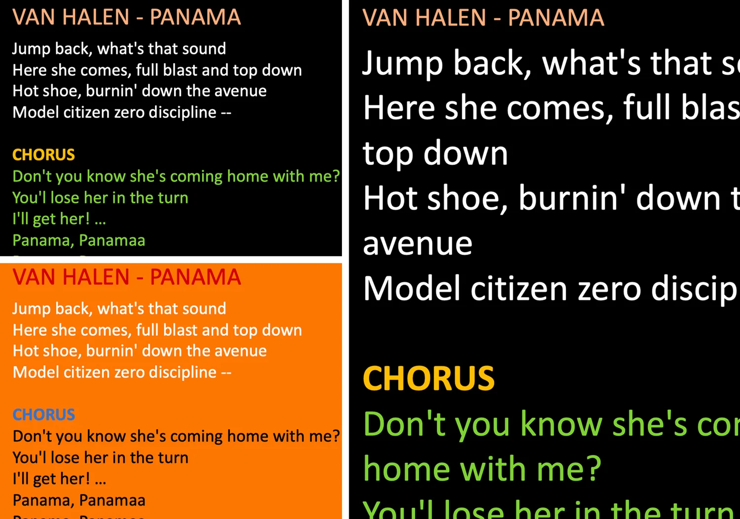 Lyrics Prompter