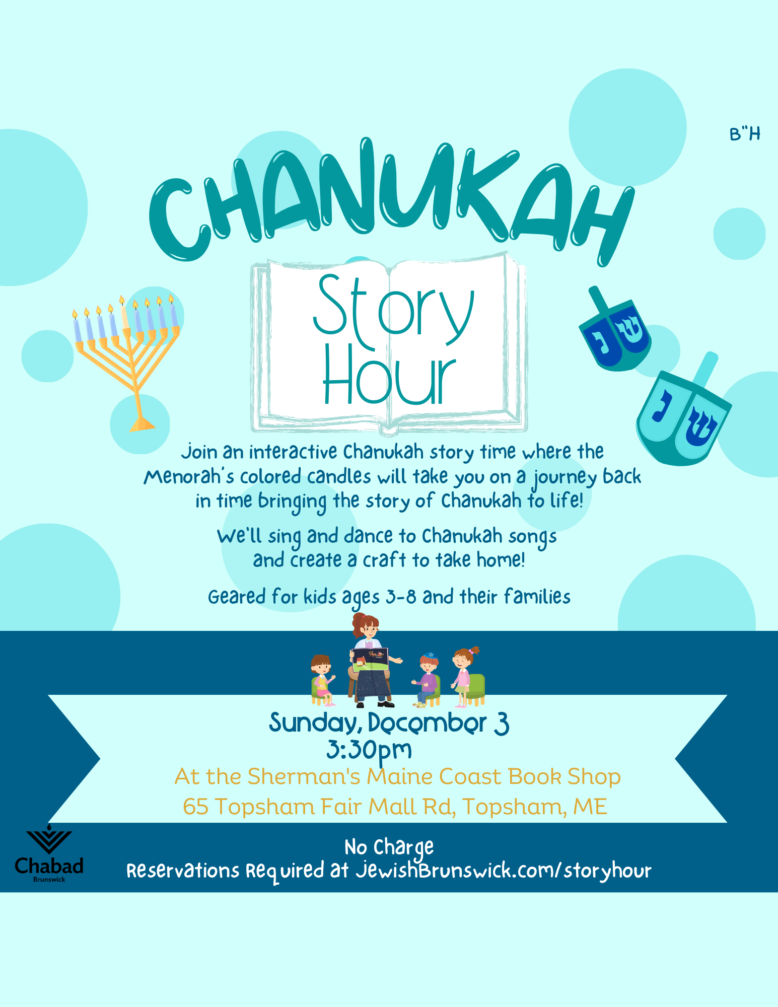 Chanukah Story Hour — Chabad Jewish Center
