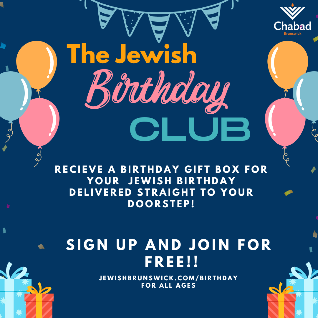 Jewish Birthday Club — Chabad Jewish Center