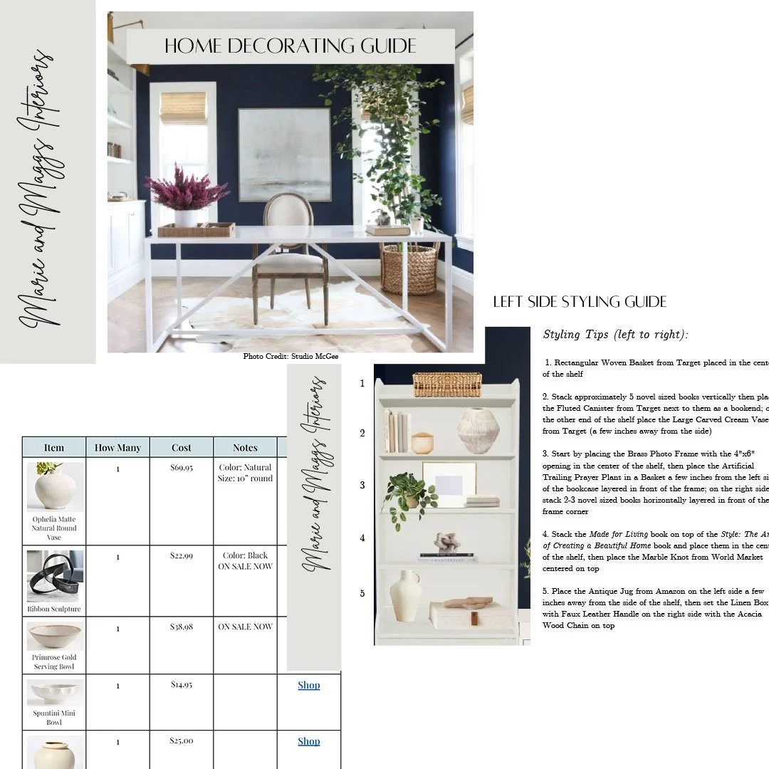 EDesign Process — Marie and Maggs Interiors