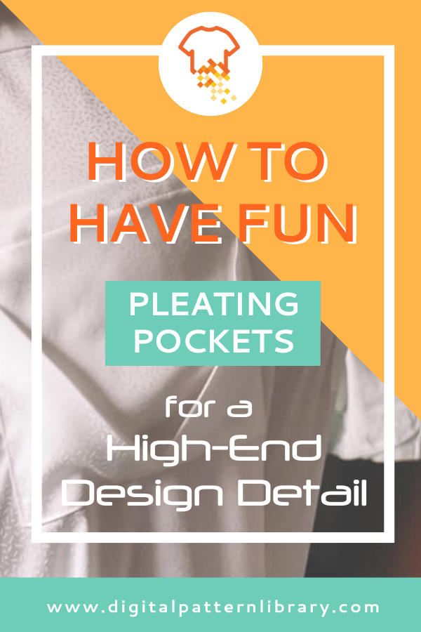 How to draft a high-end pleated pocket pattern and improve your sewing ...