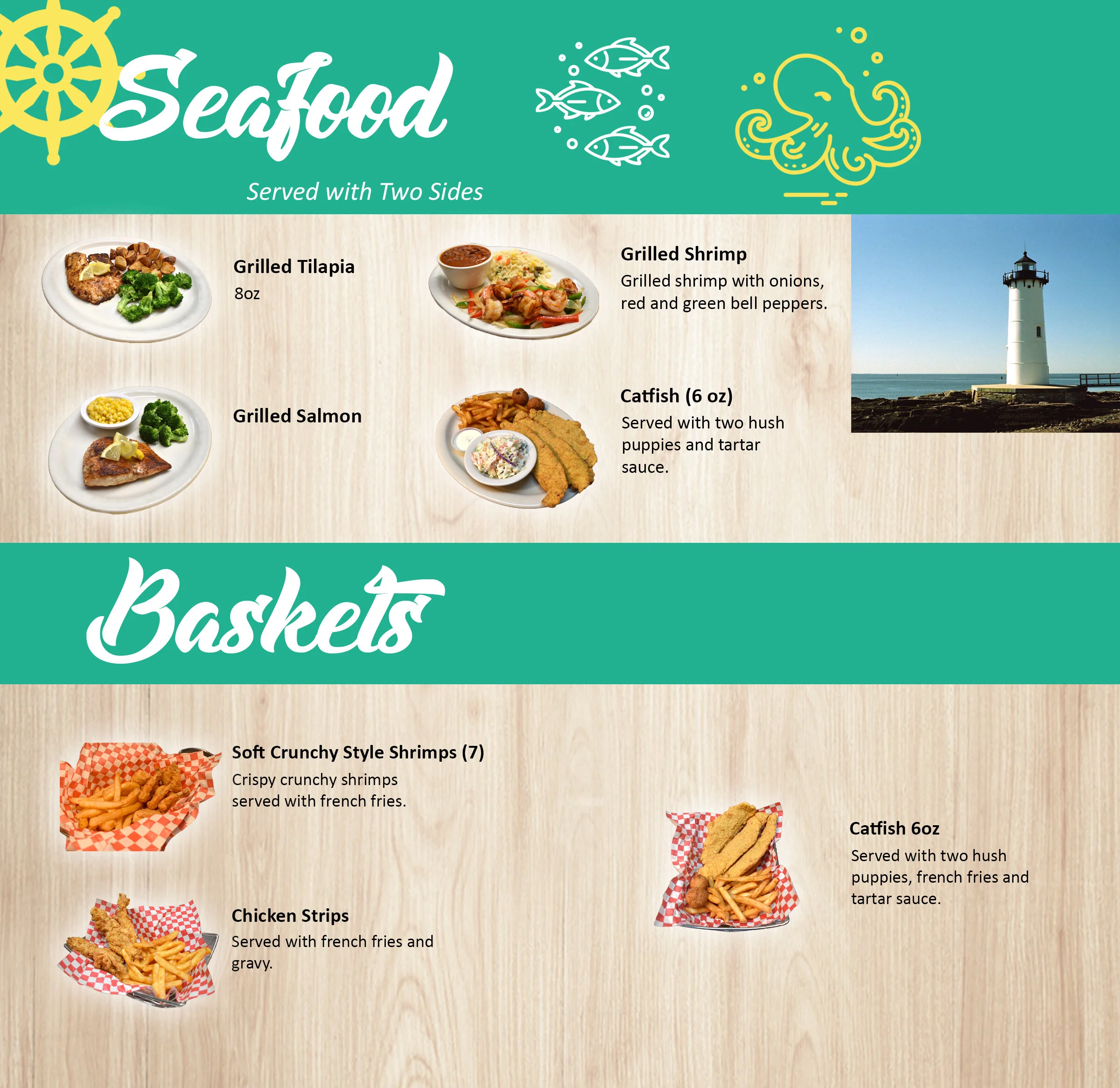 Menu — Fry's Restaurant