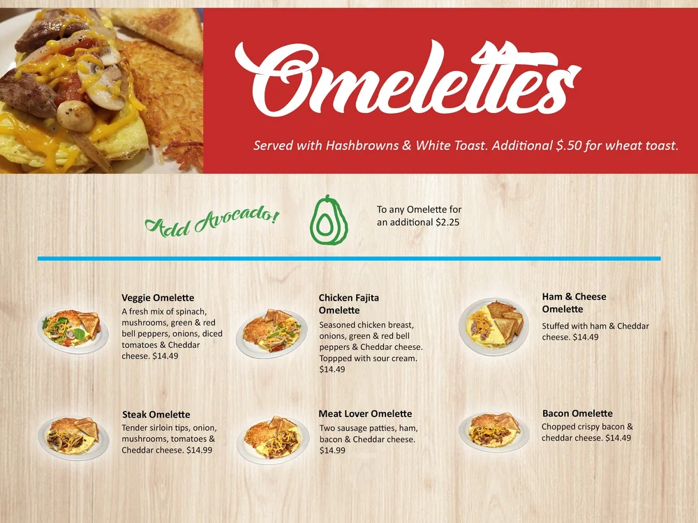 Menu — Fry's Restaurant