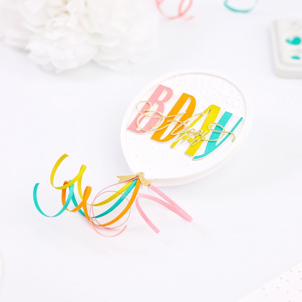 Birthday Balloon Shaped┃Inspiration Cards — CARDSANDCRAFTSBYYAZ