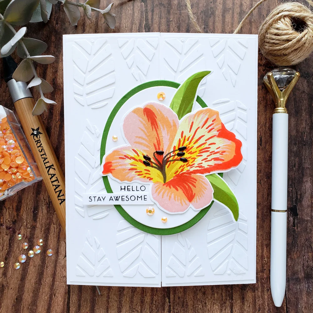 Peruvian Lily Cards — CARDSANDCRAFTSBYYAZ