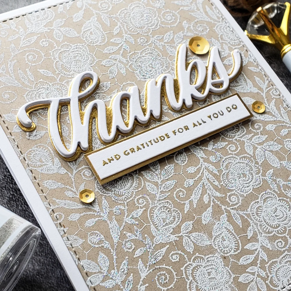 Thanks and Gratitude Card — CARDSANDCRAFTSBYYAZ