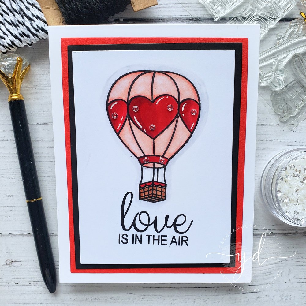 Love is in the Air cards — CARDSANDCRAFTSBYYAZ