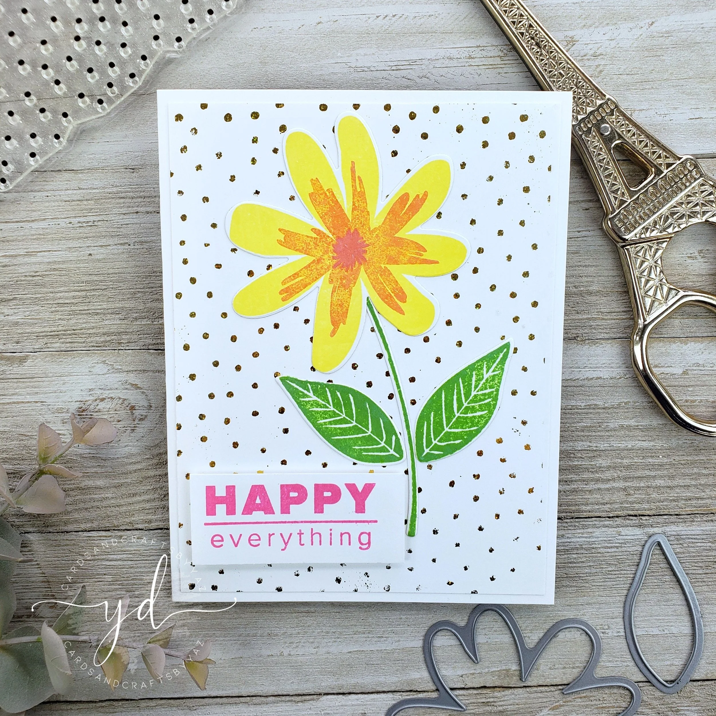 Gold Foil Cards — CARDSANDCRAFTSBYYAZ